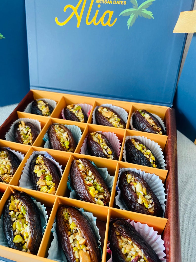 Dates Stuffed With Nuts, Enjoy Hand Stuffed Dates, Assorted Nuts ...