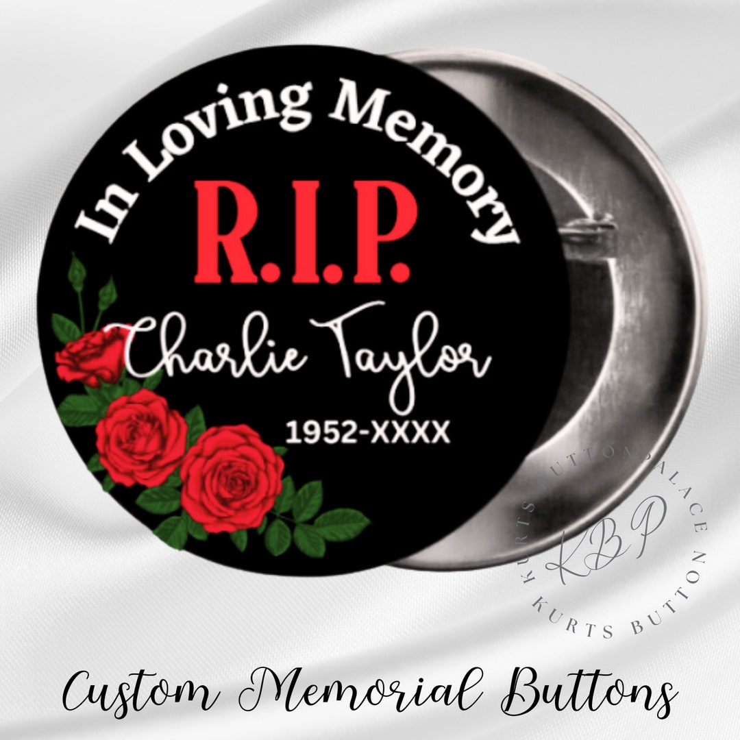 In Loving Memory | Rest in Peace | Memorial Pins | Homegoing ...