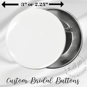 Personalized Wedding Button, Custom Reception Favor, Reception Favors ...