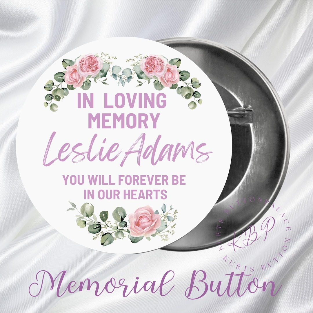 In Loving Memory | Rest in Peace | Memorial Pins | Homegoing ...