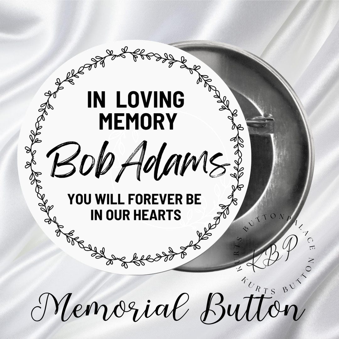 In Loving Memory | Rest in Peace | Memorial Pins | Homegoing ...