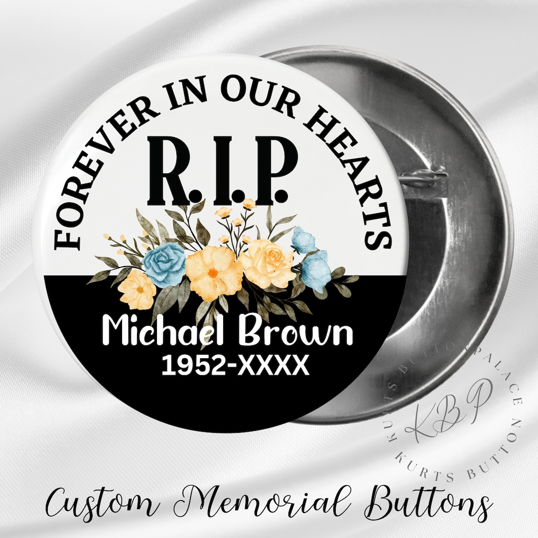 Forever in Our Hearts | Rest in Peace | Memorial Pin | Homegoing ...