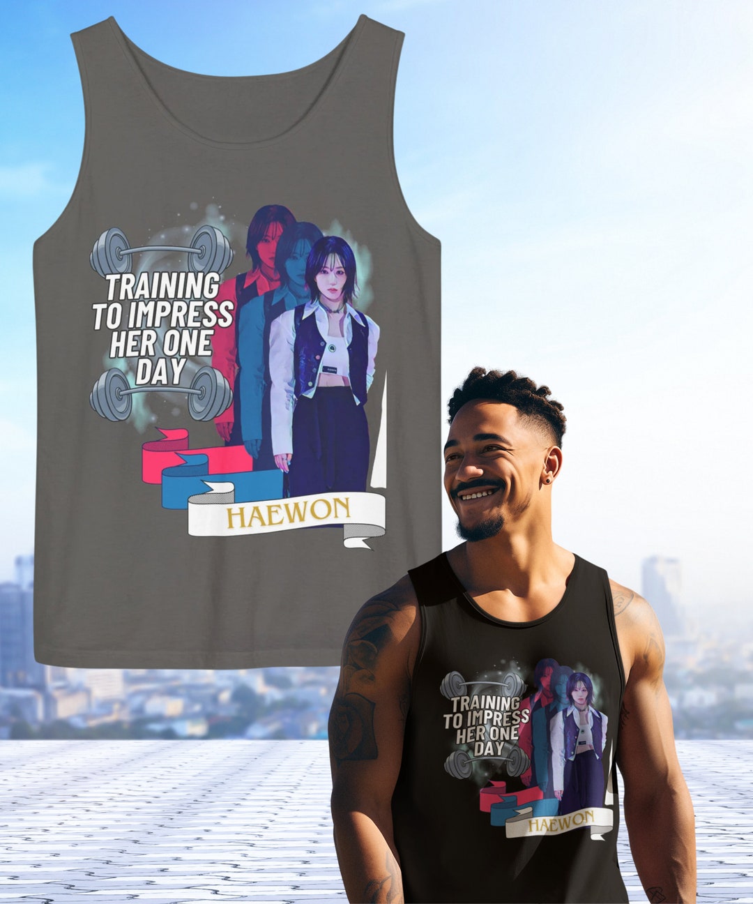 NMIXX Haewon Tank | NSWER | Workout | Kpop | Gift | KCON | K-pop ...