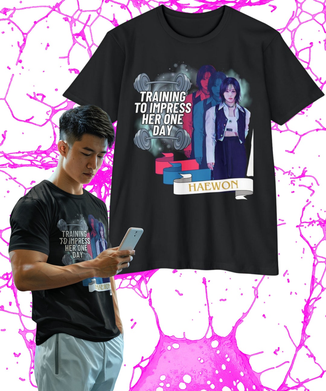 NMIXX Haewon Shirt | NSWER | Workout | Kpop | Gift | KCON | K-pop ...