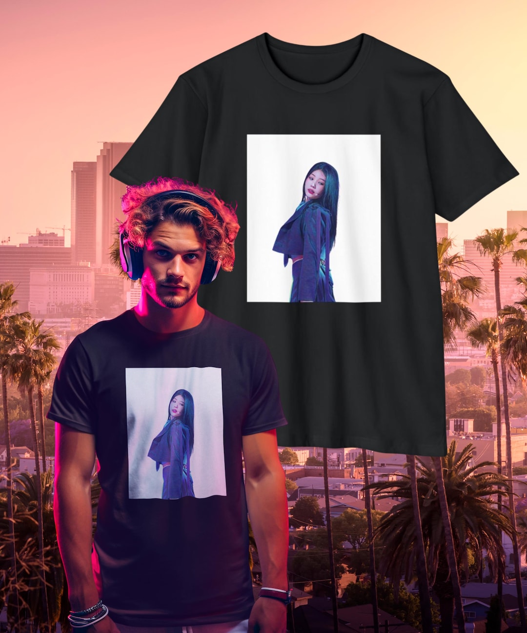 Illit Wonhee Shirt | Glit | KCON | Aesthetic | Workout | Fan Made ...