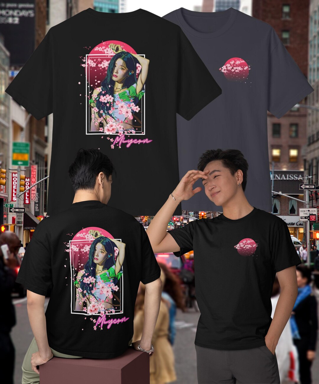 GI-DLE Miyeon Oversized Boxy Shirt Gidle gidle Neverland Fan-made Kpop ...