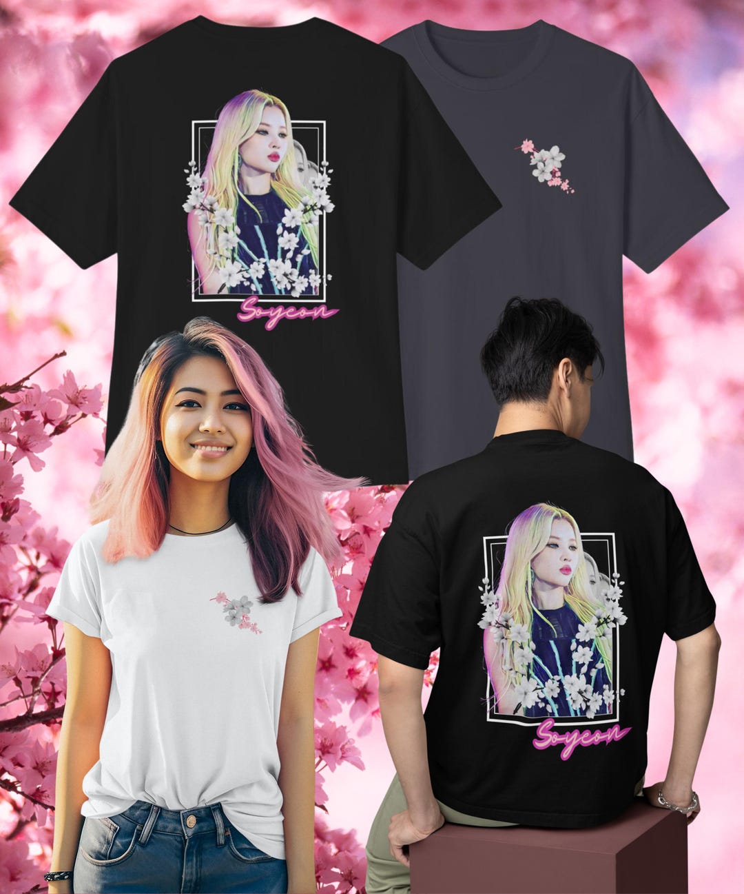I-DLE Soyeon Oversized Boxy Shirt | Gidle | (g)-idle | Neverland | Fan ...