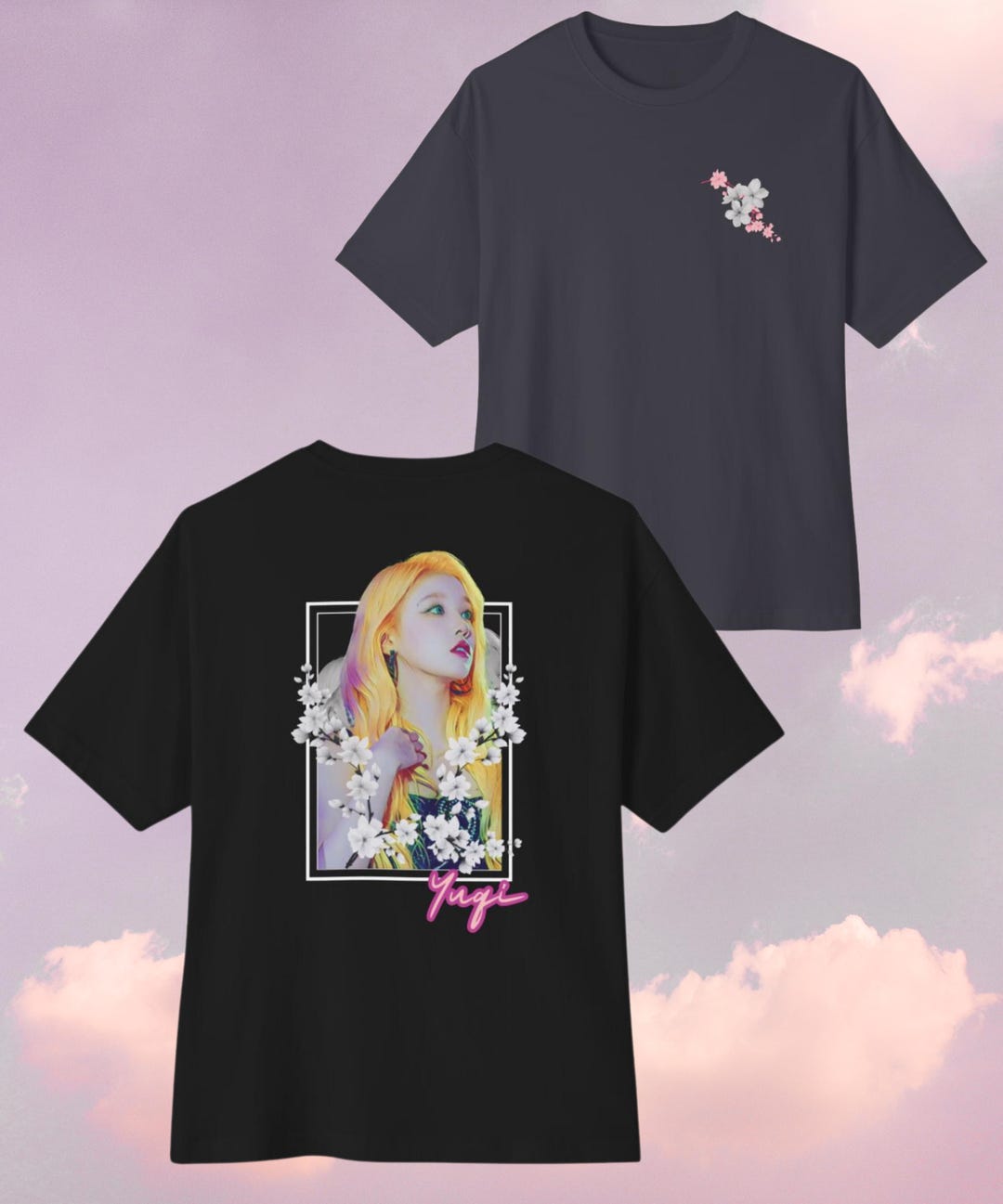 GI-DLE Yuqi Oversized Boxy Shirt | Gidle | (g)-idle | Neverland | Fan ...