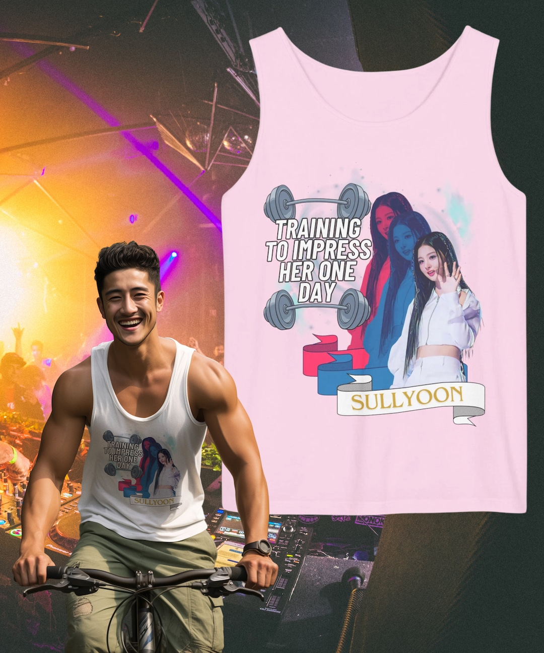 NMIXX Sullyoon Tank | NSWER | Workout | Kpop | Gift | KCON | K-pop ...