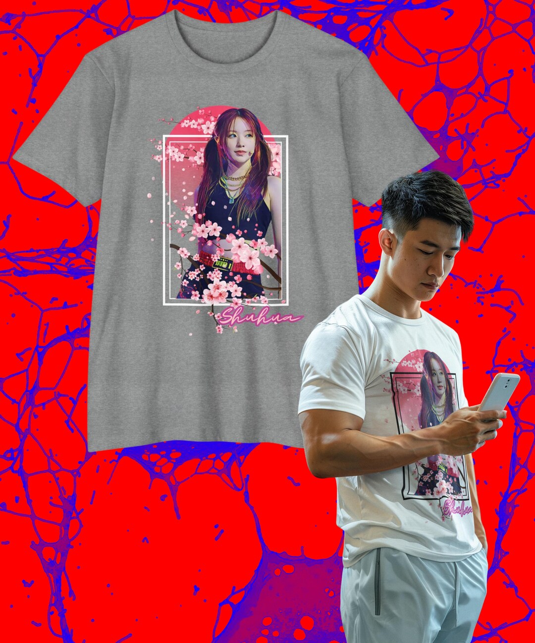I-DLE Shuhua Shirt | Gidle | (g)-idle | Neverland | Fan-made | Kpop ...