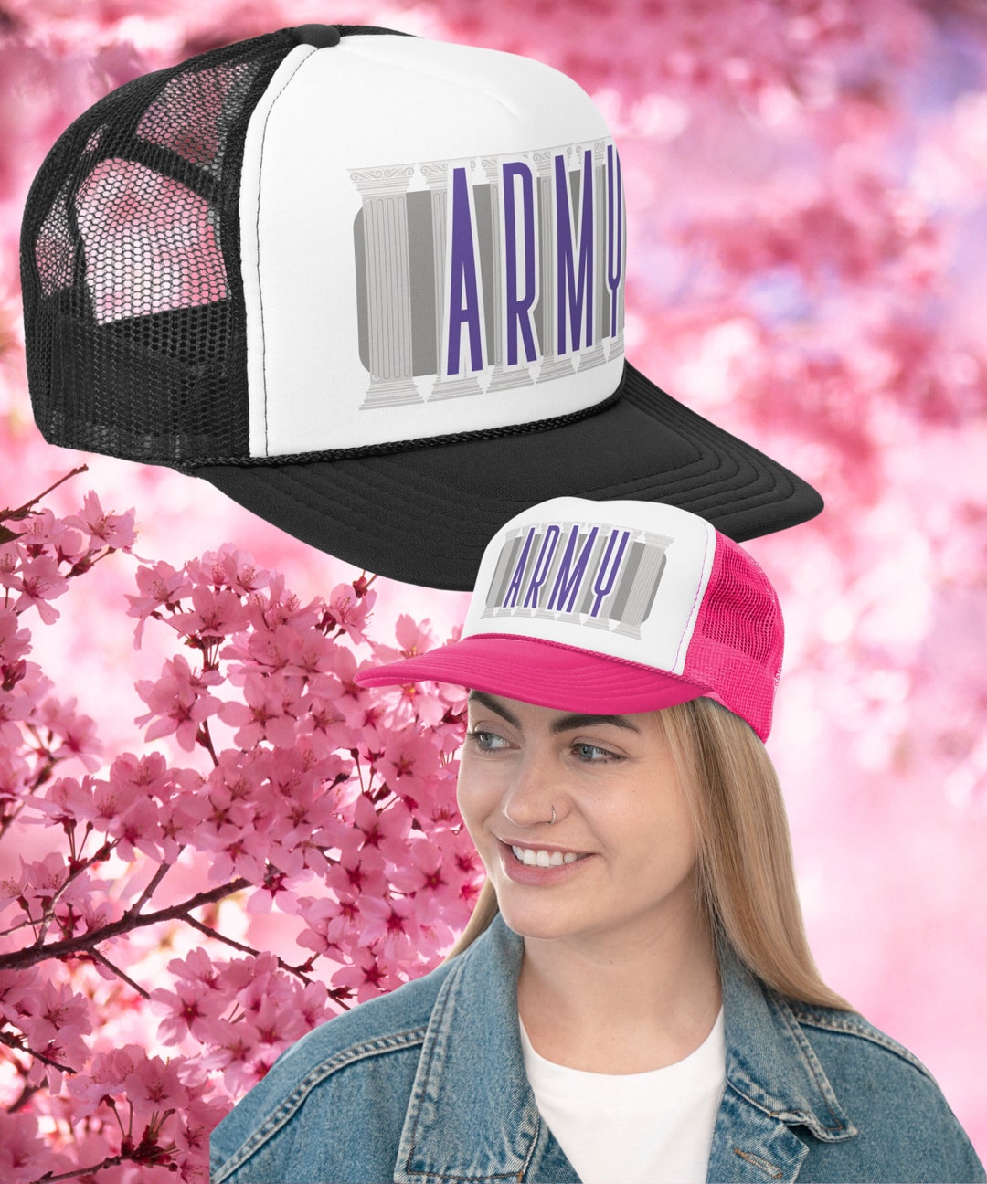 BTS Hat Army Jin Suga J-hope RM Jimin V Jungkook BT21 Gift Art K-pop ...