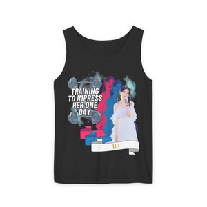 IU Tank Top | Uaena | Lee Ji-eun | Workout | Kpop | Gift | KCON | K-pop ...