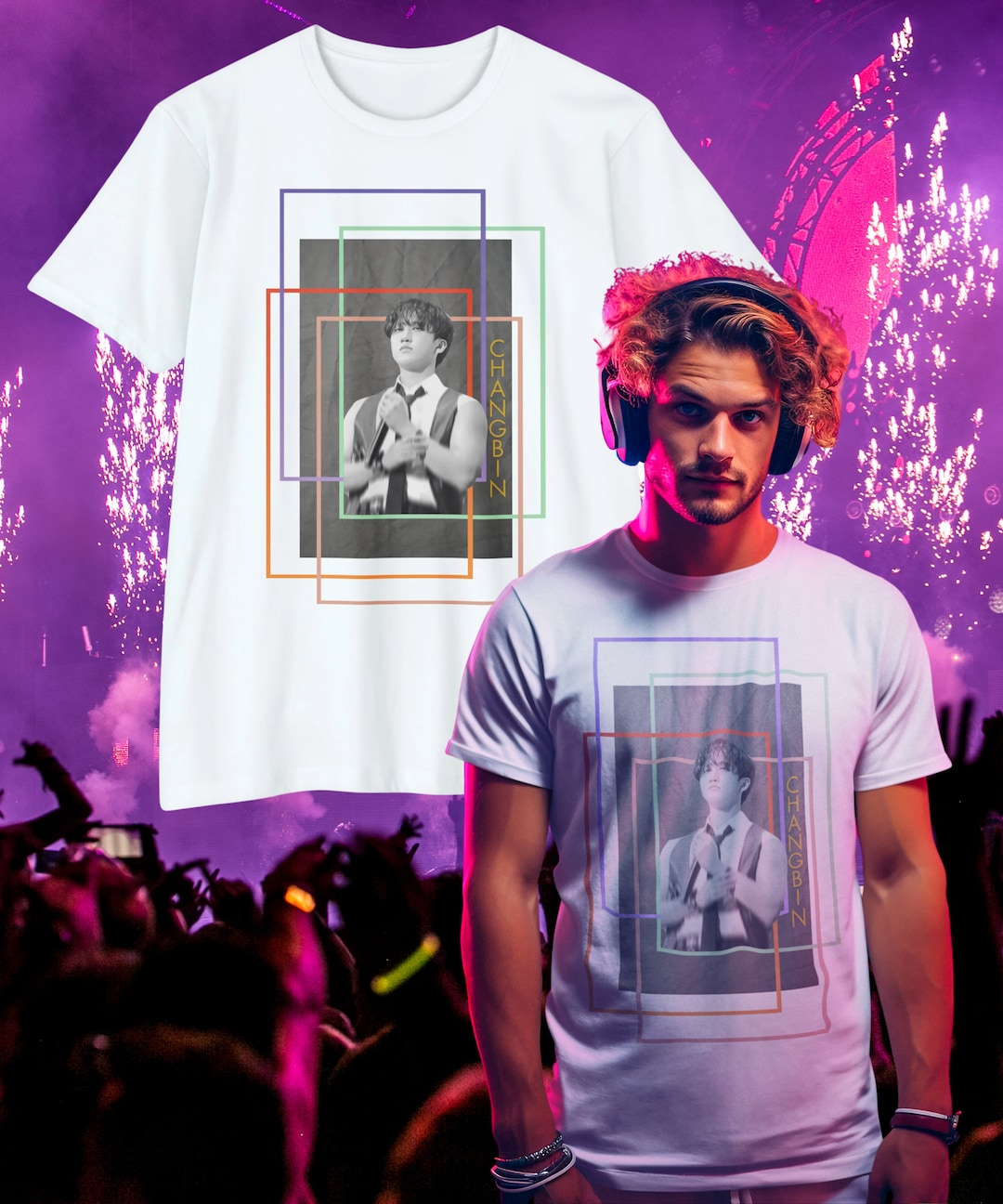 Stray Kids Changbin Shirt | SKZ | STAY | 5-star | Kpop | Gift | Art | K ...