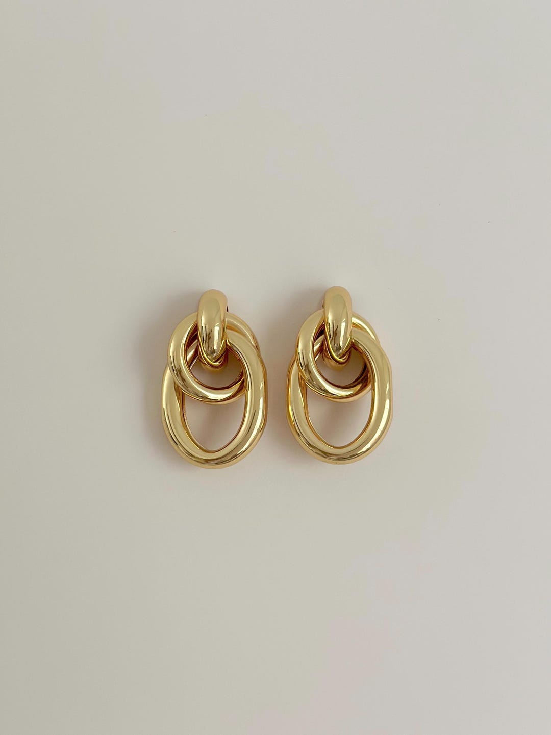 RHODES Earrings | Bold Gold Earrings | Gold Earrings | Drop Earrings ...