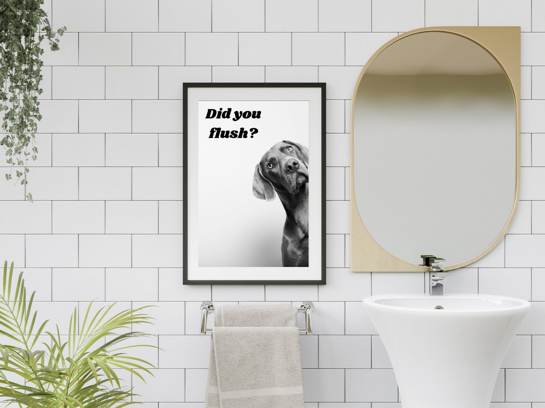 Funny Bathroom Art Digital Wall Art Digital Design Funny - Etsy