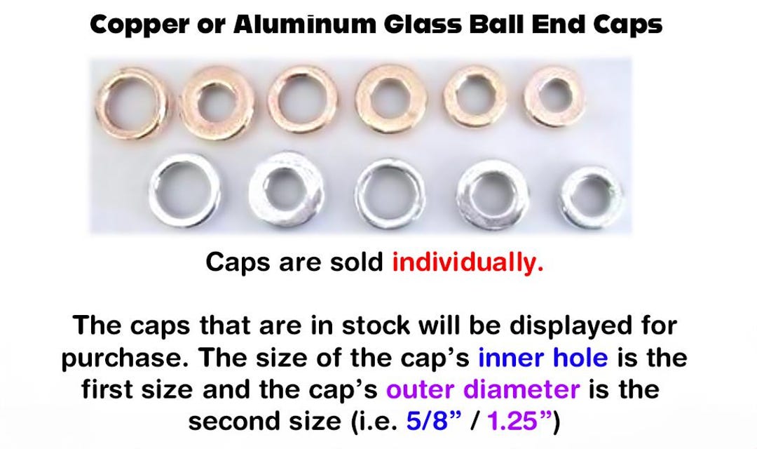 Lightning Rod Ball End Caps - Etsy