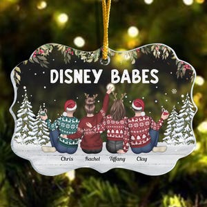 Personalised Besties Christmas Bauble, Best Friends Christmas Gift ...