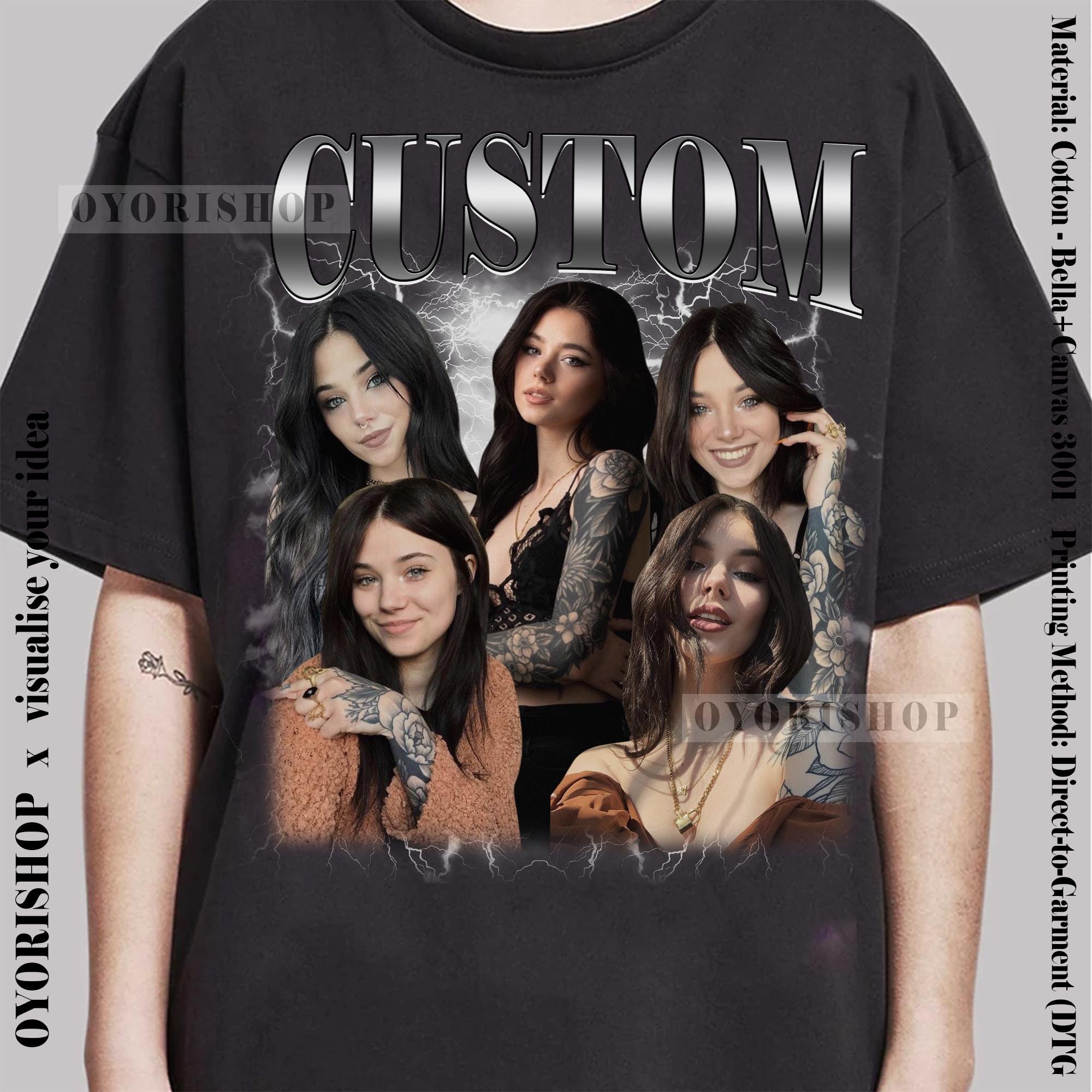 CUSTOM Girlfriends Photos Shirt, Custom Bootleg Rap Tee, Vintage 90s ...
