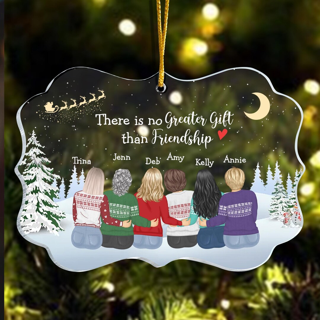 Best Friend Christmas Bauble 2024, Besties Ornament 2024, It Takes A ...