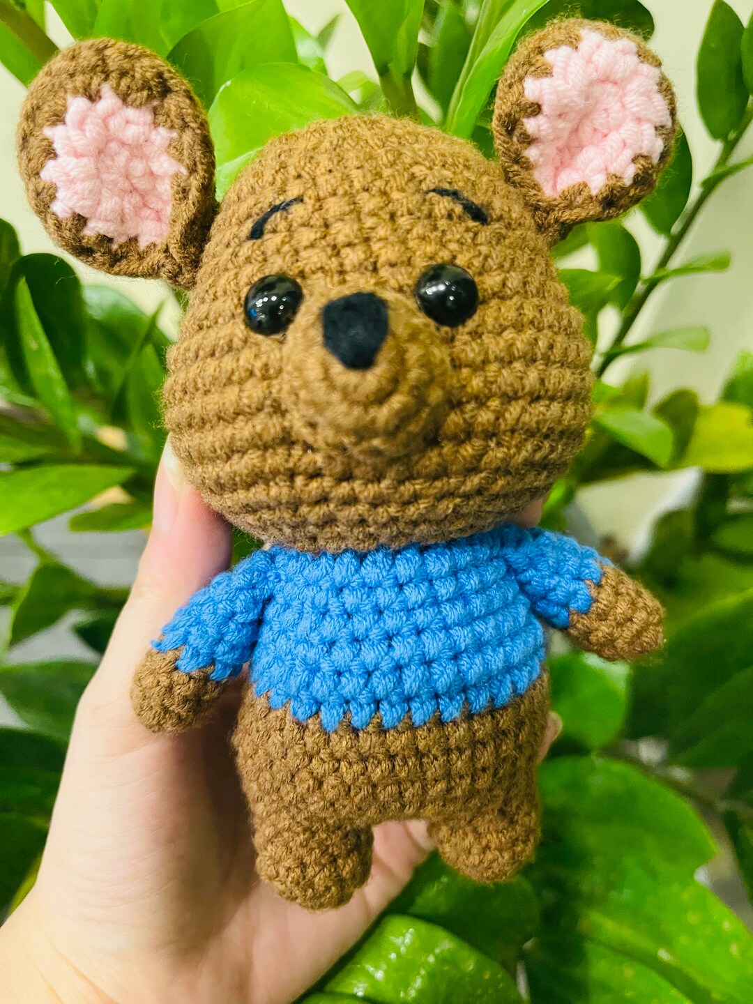 CROCHET Little Kangaroo, Little Kangaroo Amigurumi, Crochet Soft Toy ...