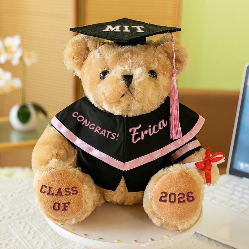 Custom Graduation Bear 2026, Personalised Congrats Graduation 2026 Bear ...