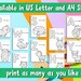 ABC Letters Animal Dot Marker Pages, Preschool Coloring Printables for ...