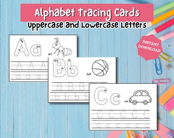 Alphabet Tracing - Etsy