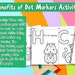 ABC Letters Animal Dot Marker Pages, Preschool Coloring Printables for ...