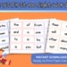 Sight Words Flash Cards, First 100 Fry's List Printable, High-frequency ...
