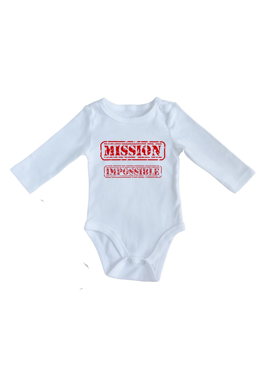 Baby Body Mission Impossible... Funny Sayings Gift Birth Birthday - Etsy