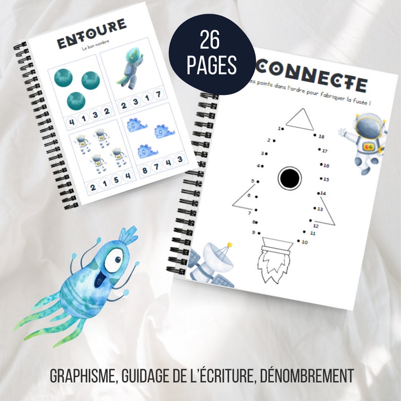 BUSY BOOK GRAPHIC DESIGN - Space! Montessori Activity Book / Busy Book ...