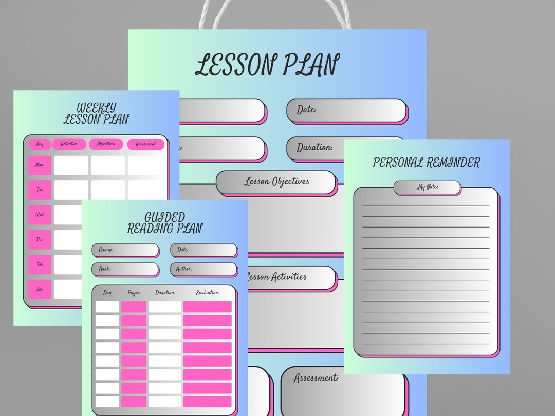 Personalized Daily Study Plan Instant Download Create Your Customized ...