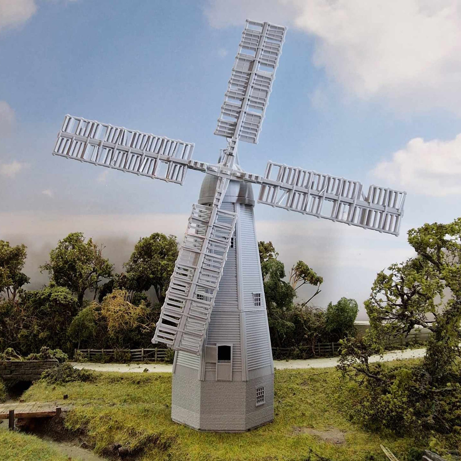 Buggleskelly Windmill With Working Sails - Ramshackle Derelict Mill - N ...