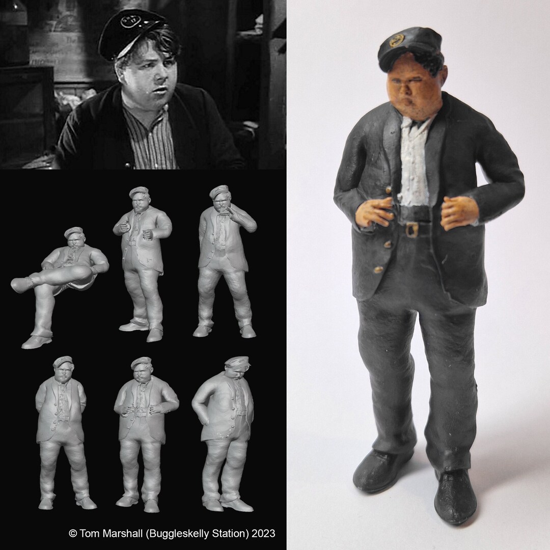 Graham Moffatt as Albert (oh Mr Porter) Hand Painted Figure Figurine ...