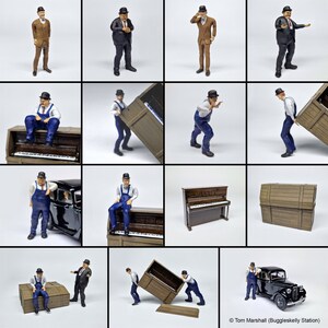 Ollie (oliver Hardy) - Pose 2 (talking) - Scale Model Figure Figurine ...