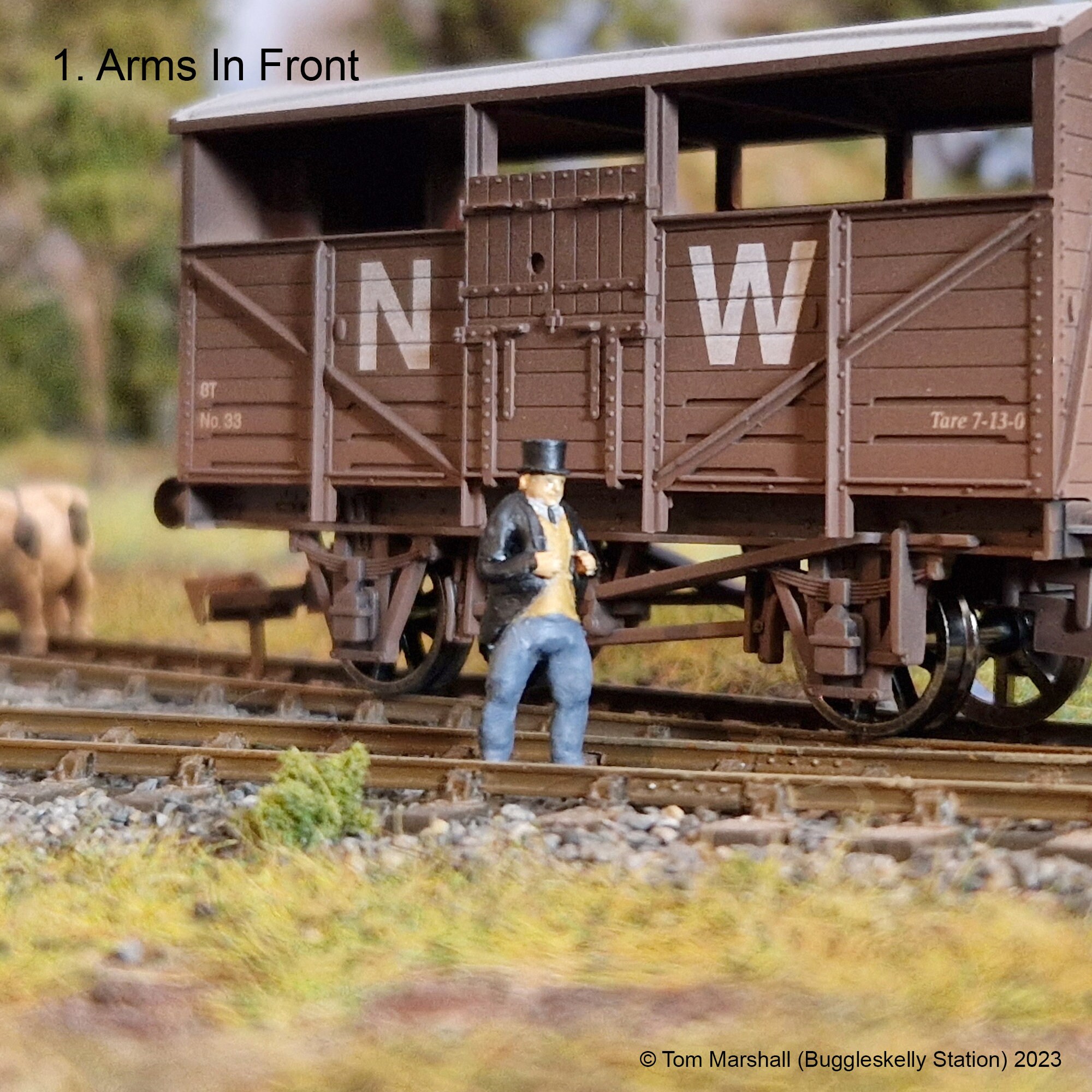Railway Director Controller Figure Figurine Model Railway/diorama ...
