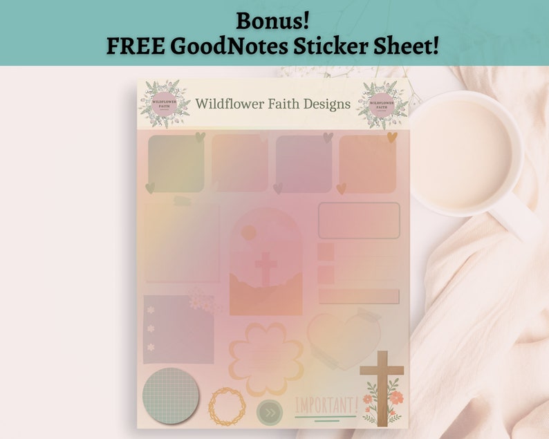 Printable Sermon Notes Template: Church Notebook (digital Download) - Etsy