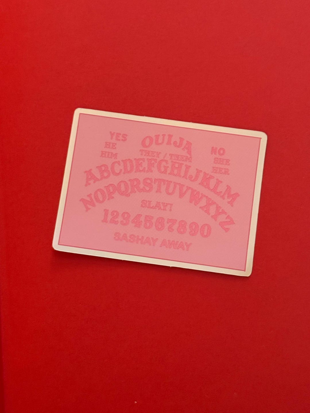 Inclusive Ouija Board Sticker - Etsy