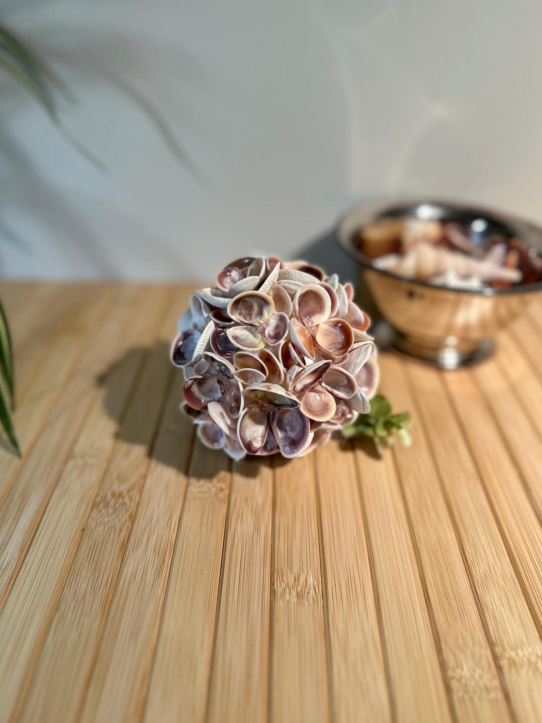 Seashell Orb: Coastal Starburst Ball, Beach House Decor - Etsy