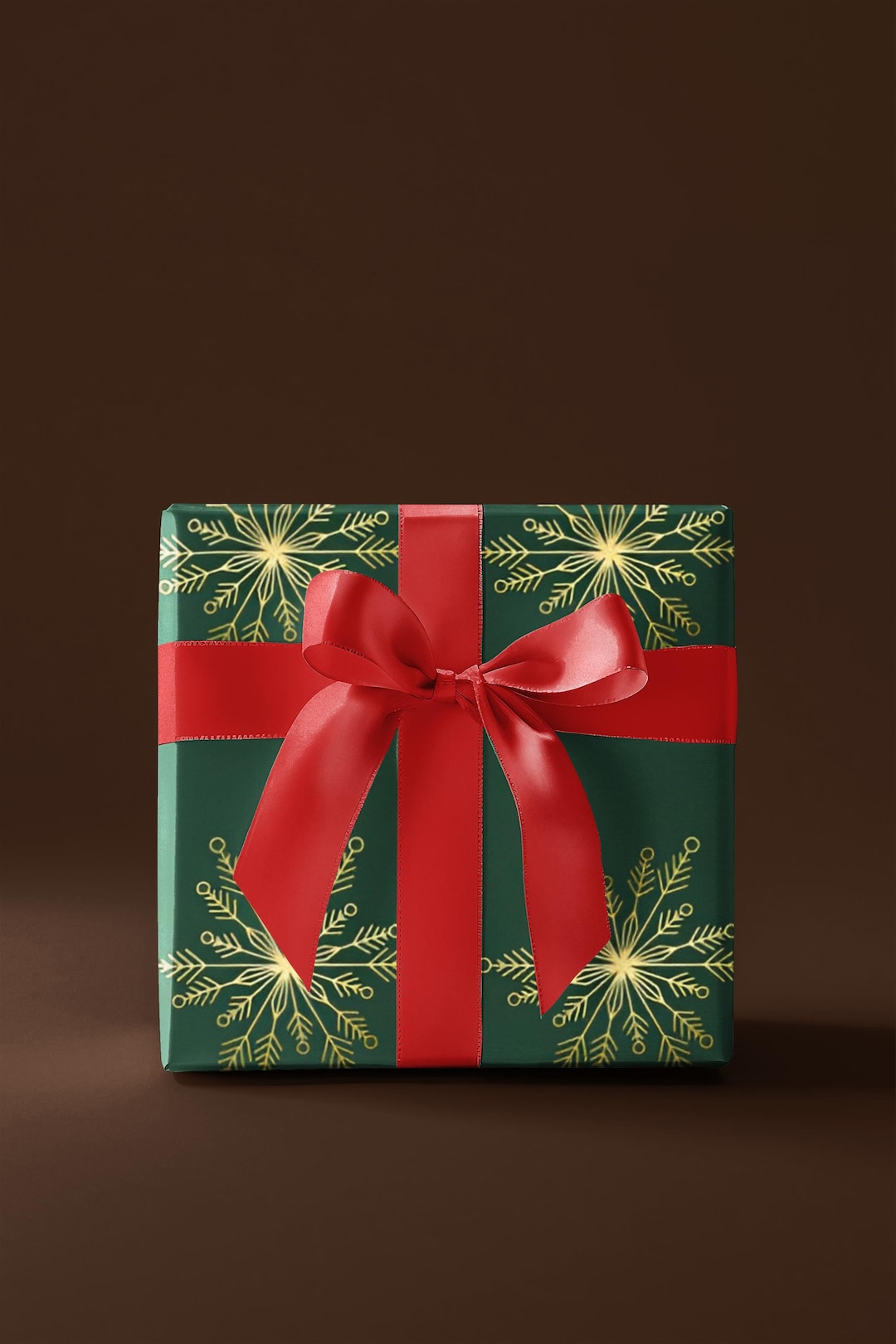 Elegant Christmas Gift Wrap,green Wrapping Paper,premium Christmas Wrap ...