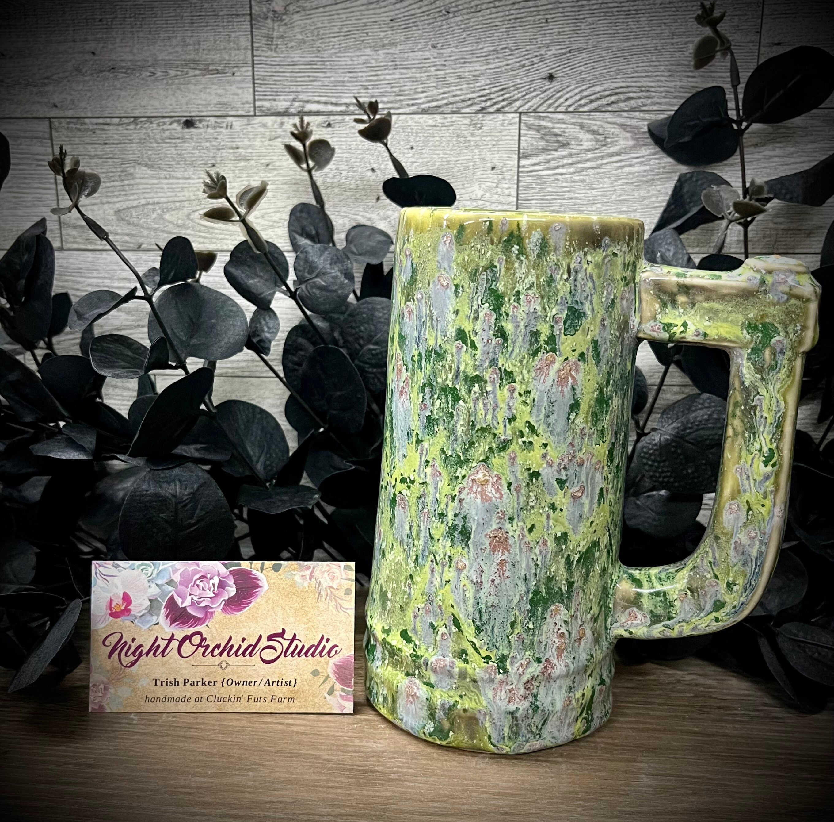 Viking/celtic/pagan Mug With Triskelion Celtic Knot Work - Handmade ...