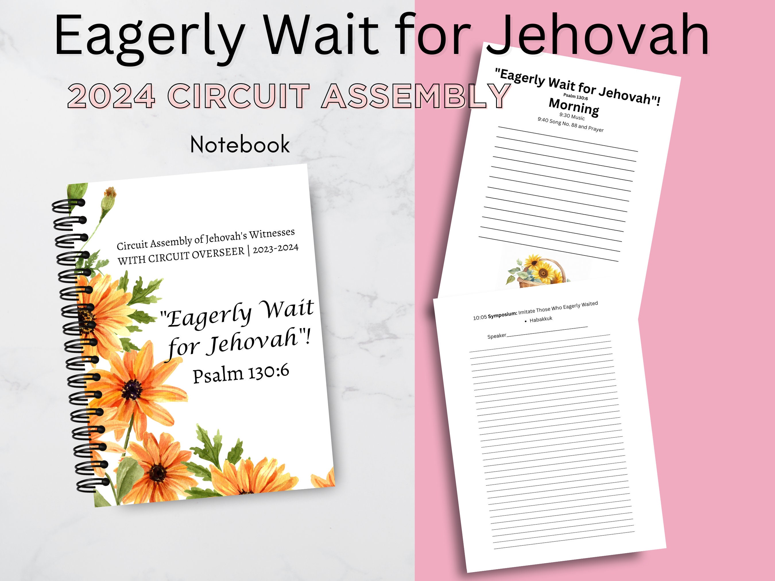 JW Circuit Assembly Notebooks 2 in 1 Notebook Enter Into God's Rest and ...