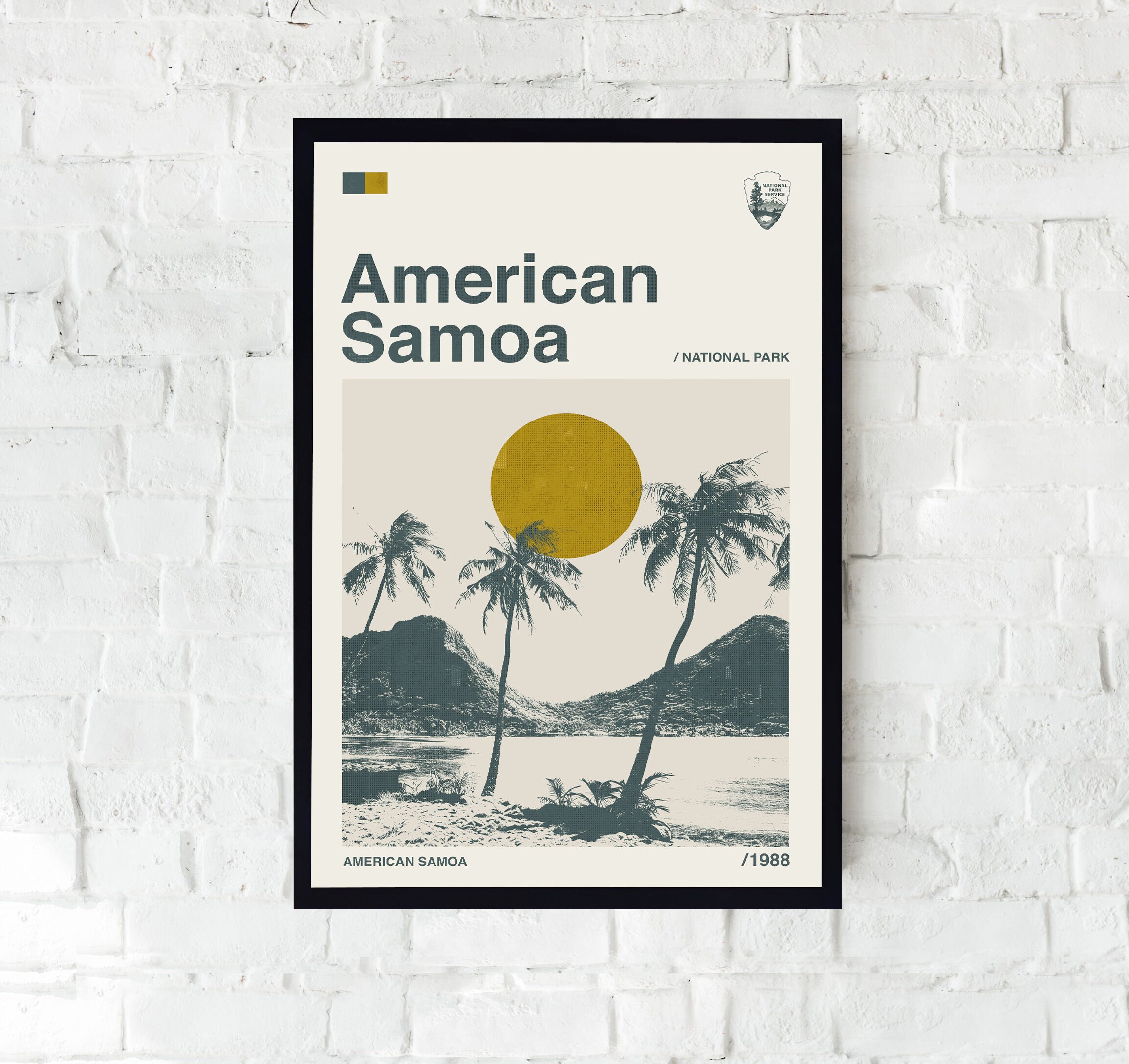 American Samoa Poster American Samoa Print American Samoa - Etsy