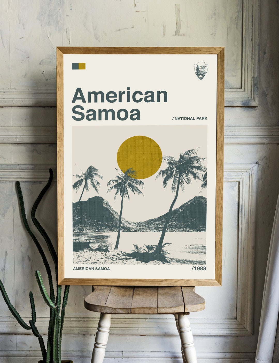 American Samoa Poster American Samoa Print American Samoa - Etsy