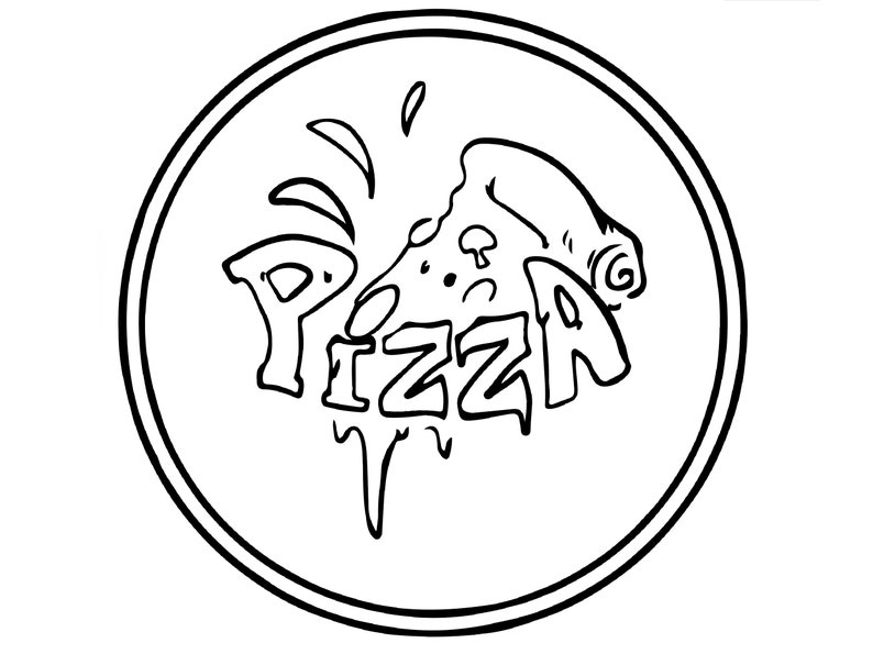 Pizza Png Dxf Fast Food Cutting Tray Engraving Printing - Etsy