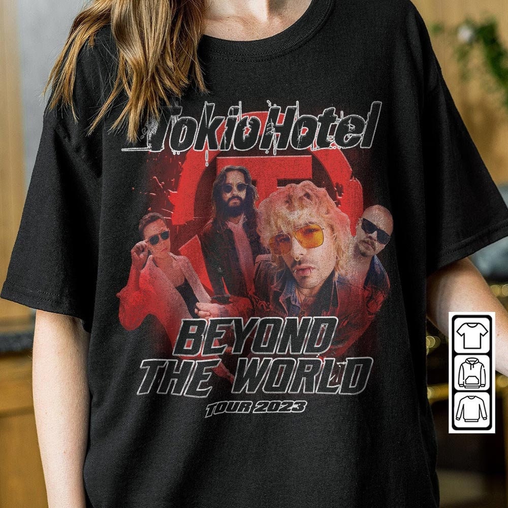 Camiseta Tokio Hotel Beyond The World Tour 2023 para Hombre Mujer ...