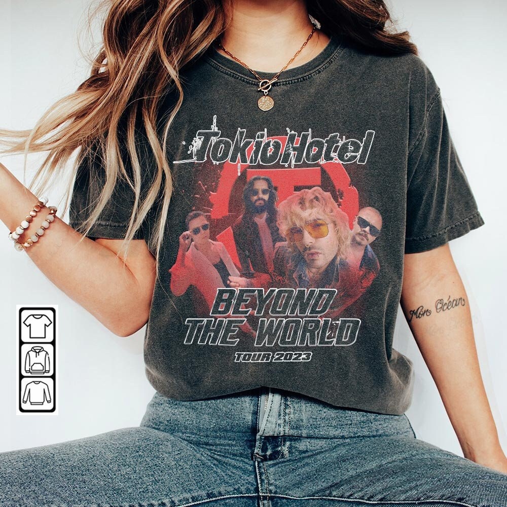 Camiseta Tokio Hotel Beyond The World Tour 2023 para Hombre Mujer ...