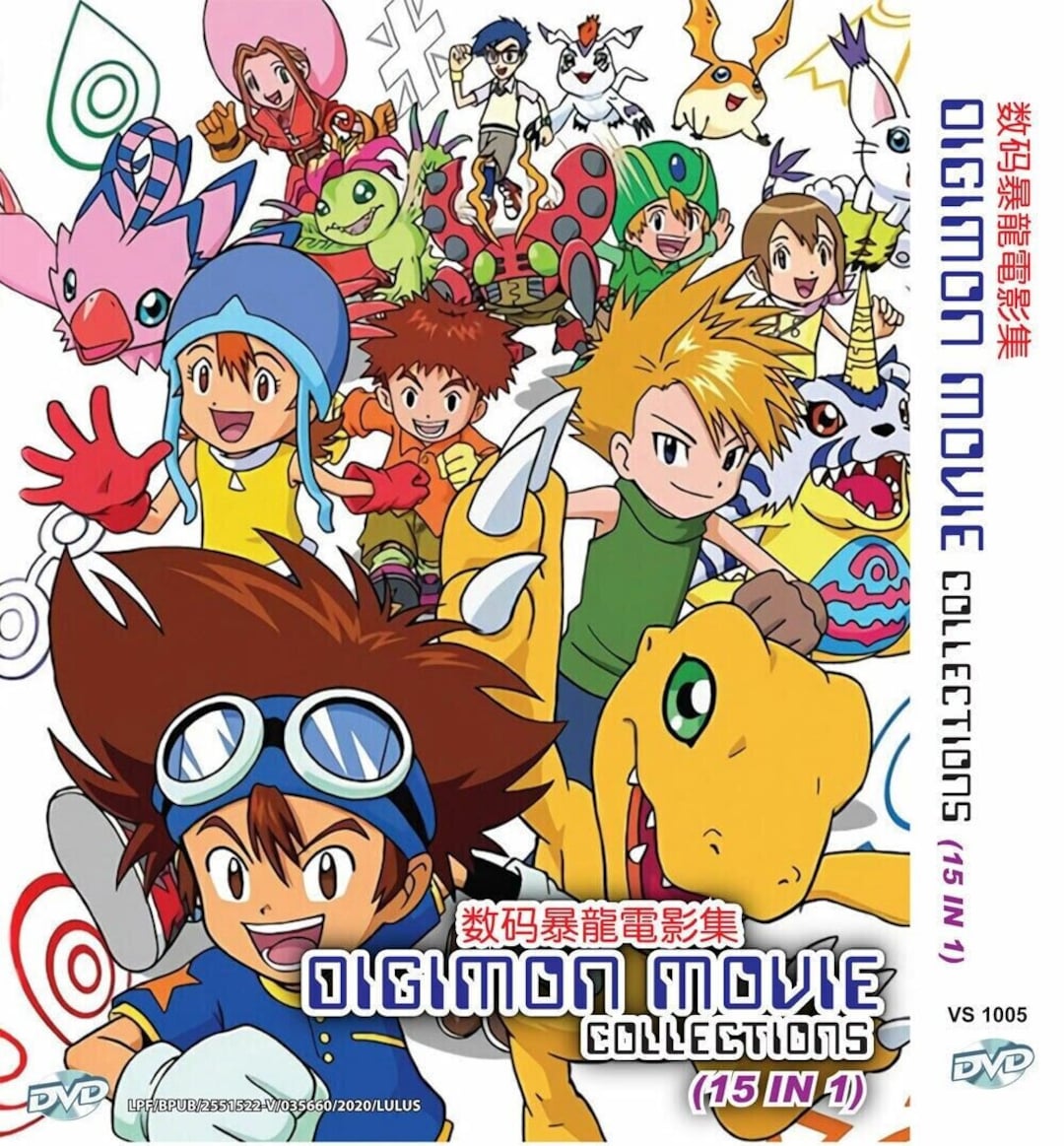 DVD Anime ~digimon Movie Collection 15 in 1~english Subtitle & All ...