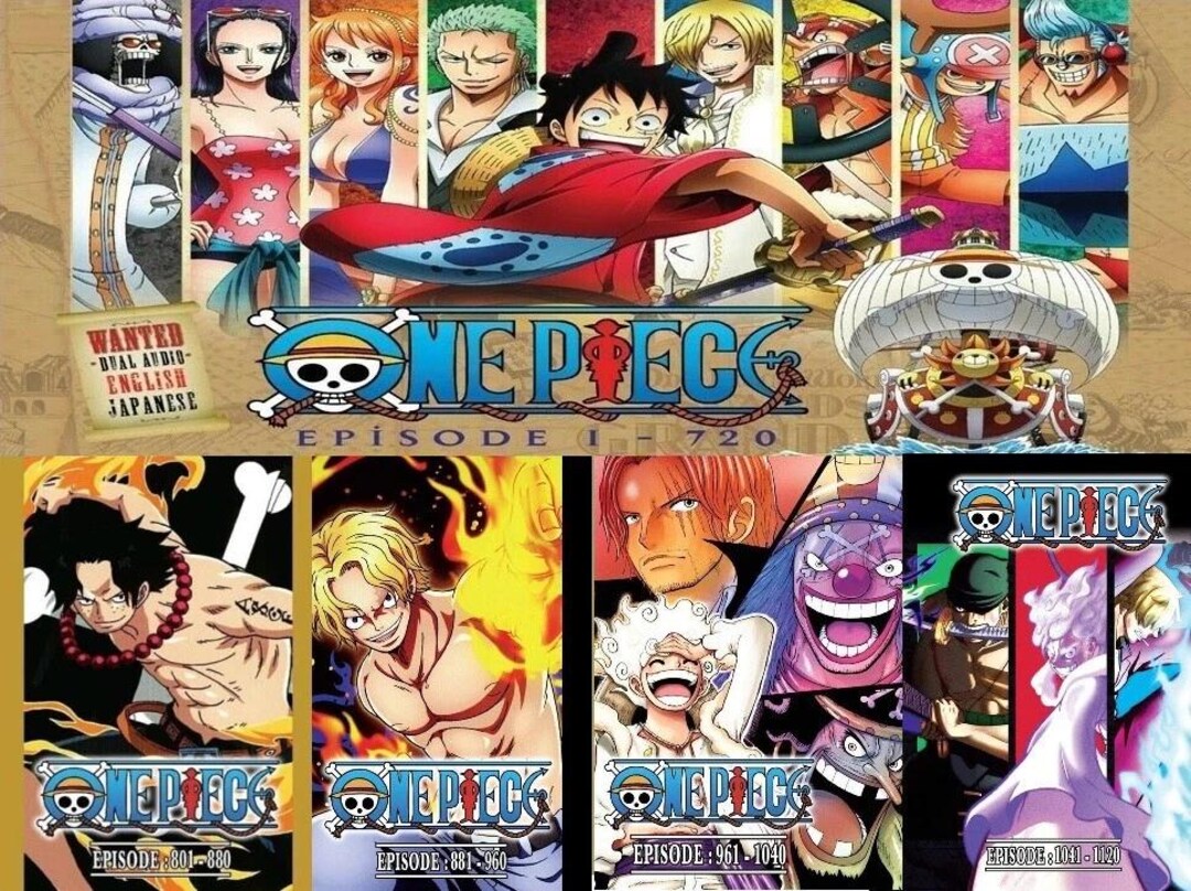 DVD Anime Japanese 0ne Piece Complete TV Series (volume 1 - 1120 End ...