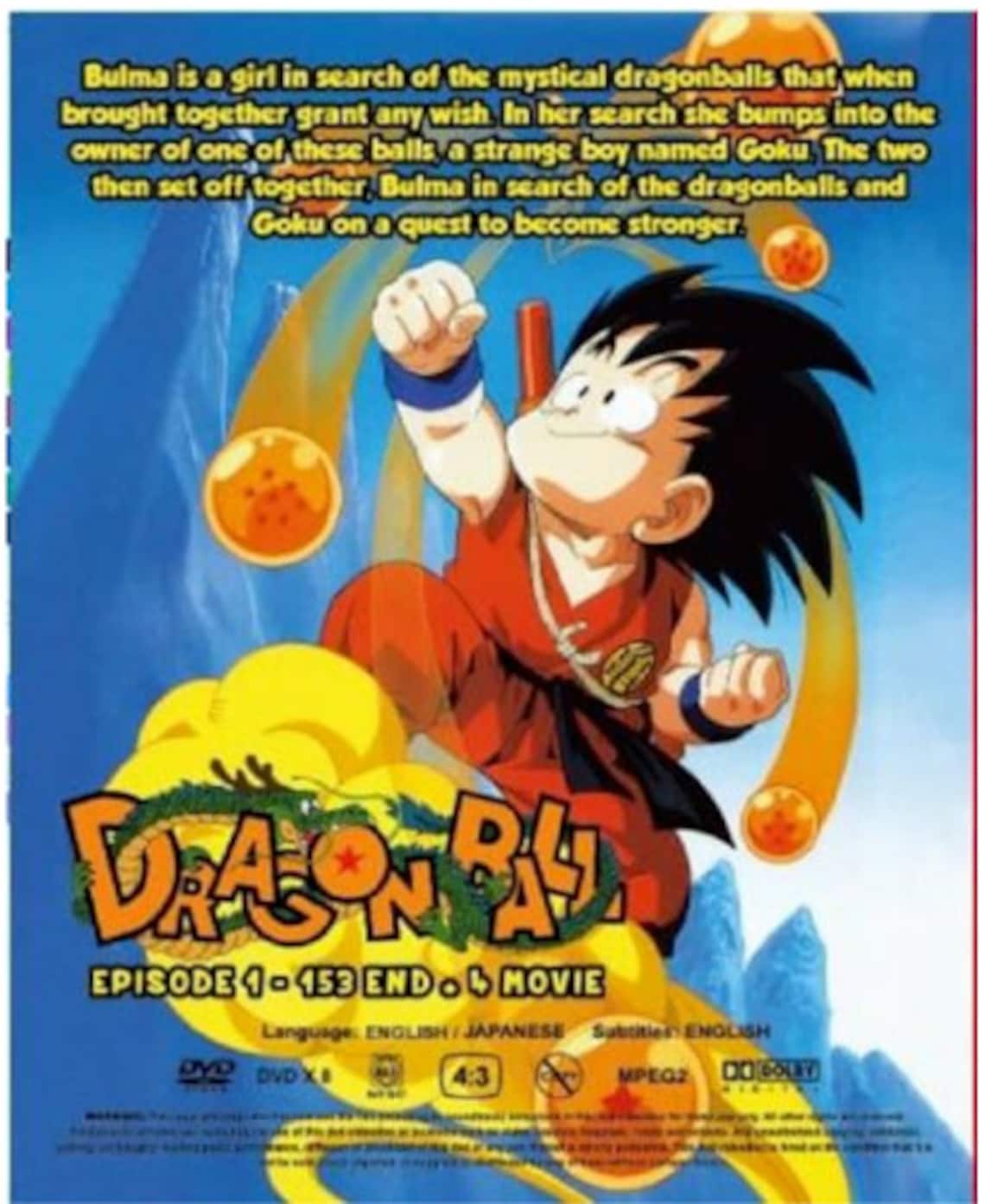 Anime DVD Dragon Ball Dbz Dbgt Dbs Movie Collection - Etsy